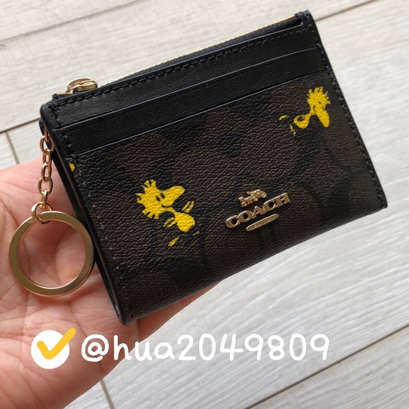 Coach | Accessories | Coach X Peanuts Woodstock Card Holder Id | Poshmark